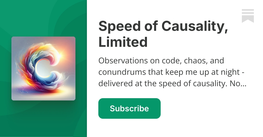 Speed of Causality, Limited