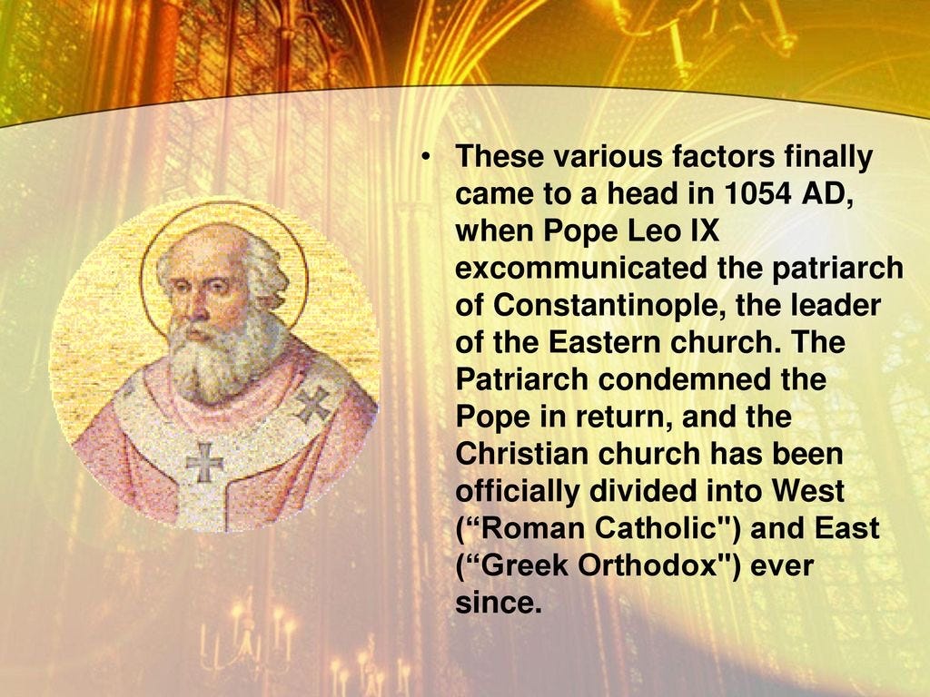The Great Schism of Christianity: Why the early church split in two ...