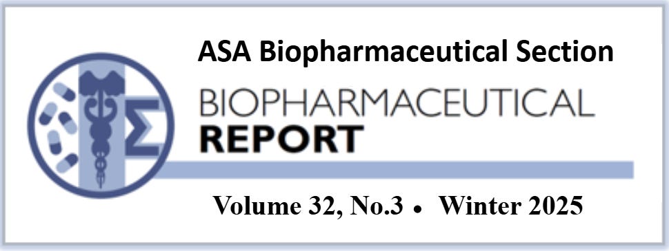 2025 Winter Issue - ASA Biopharmaceutical Report