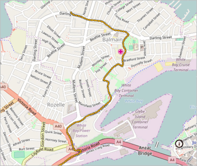 Iron Cove and Cooks River Area - CycleSydney