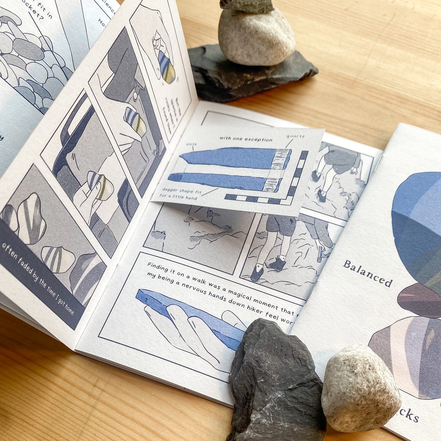 Illuminating letters: pebble hunting - by Natalie Harney