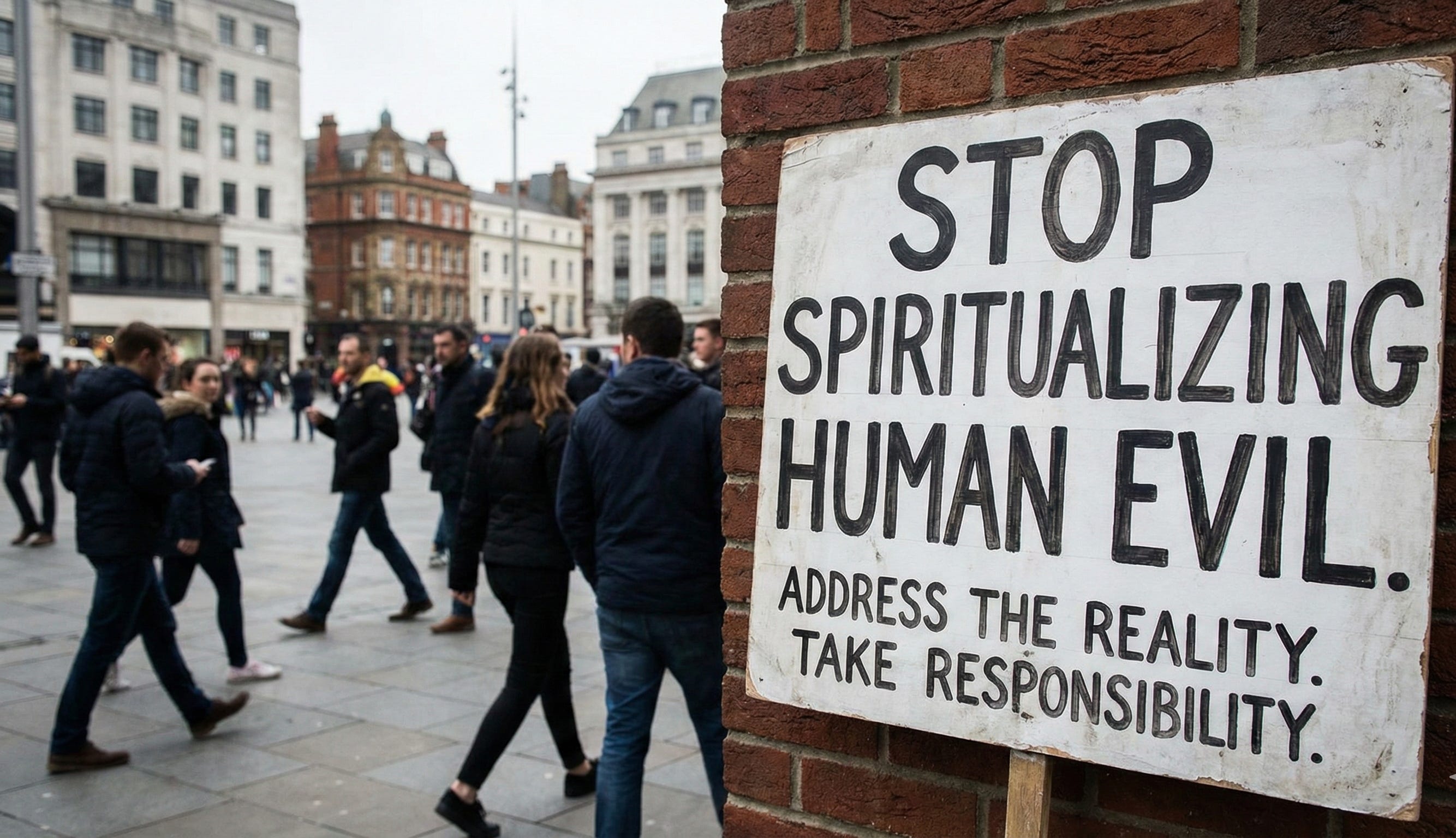 Stop Spiritualizing Human Evil - by Cherese Jackson