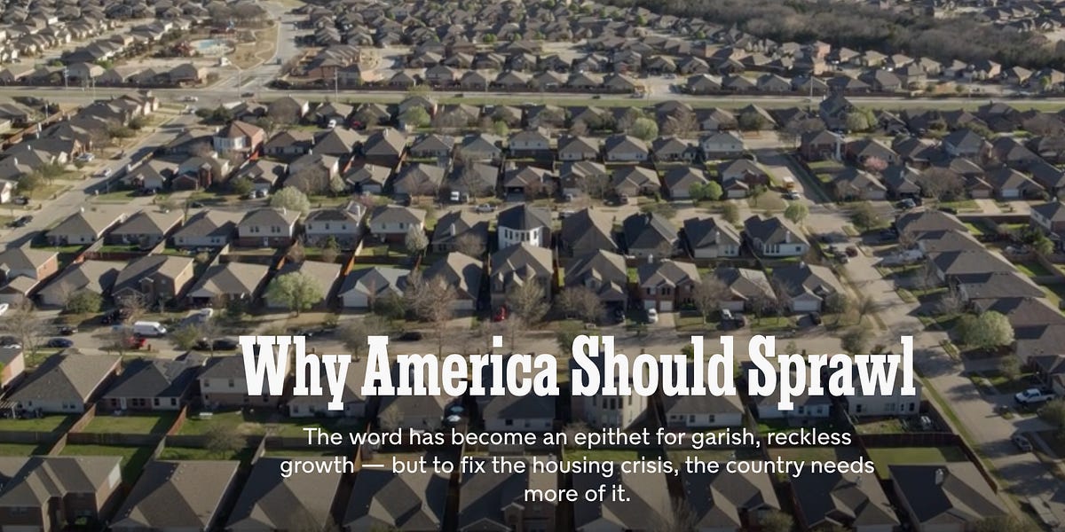 Is Sprawl Necessary? - by Bill Fulton - The Future Of Where