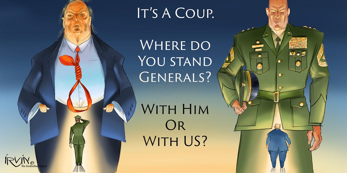 Where Do the General Stand? - by Trevor Stone Irvin