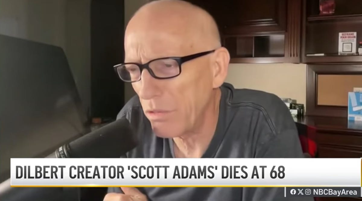 Scott Adams’ deathbed conversion to Christianity shouldn’t be taken ...
