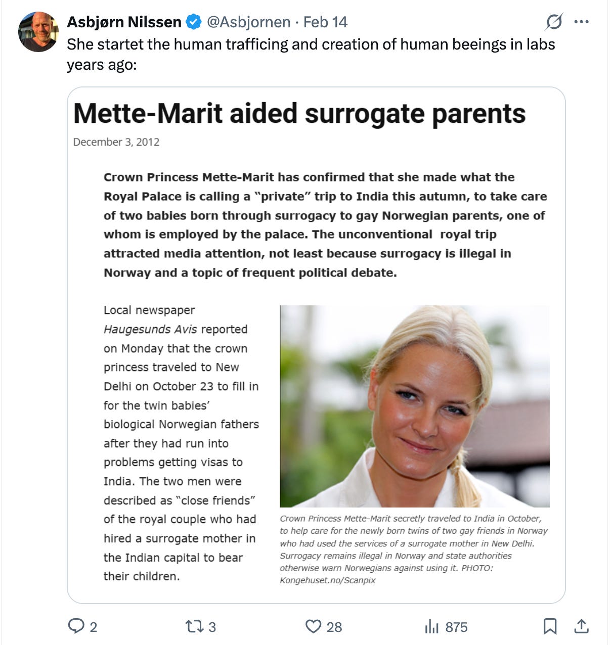 Norwegian Noir: Entire Press Corps In Norway Agreed To Repress News Of ...