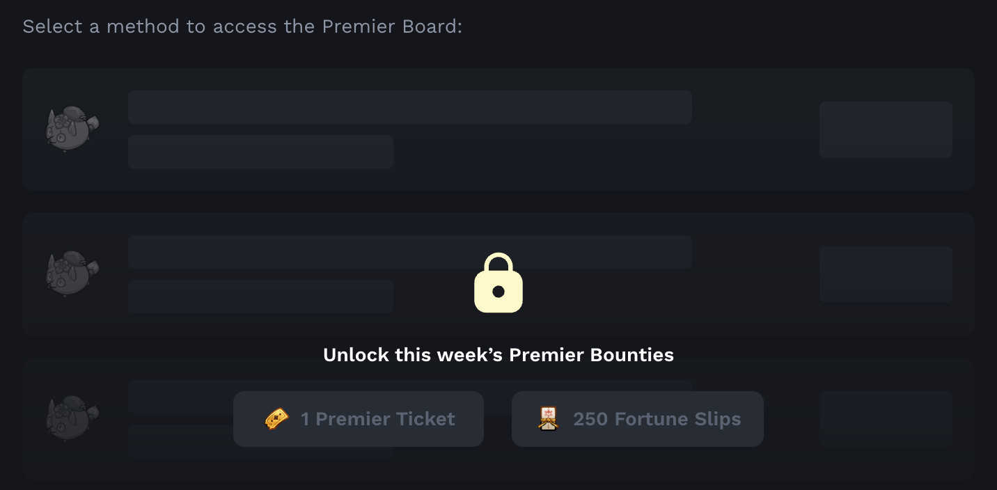 The Premier Bounty Board is LIVE! - The Lunacian