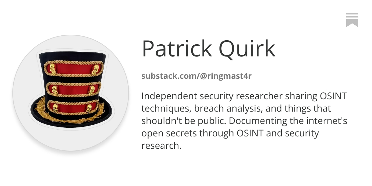 Patrick Quirk | Substack