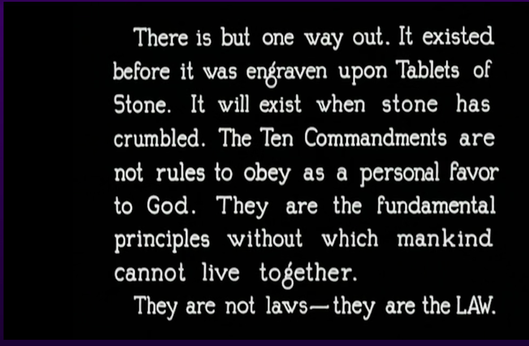 Ten Commandments Movie, a Tradition for Easter and Passover