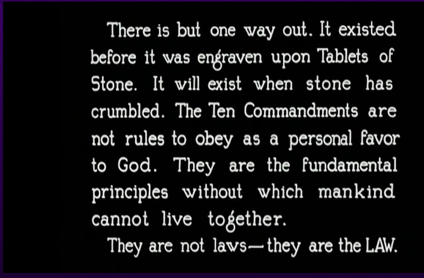 Ten Commandments Movie, a Tradition for Easter and Passover