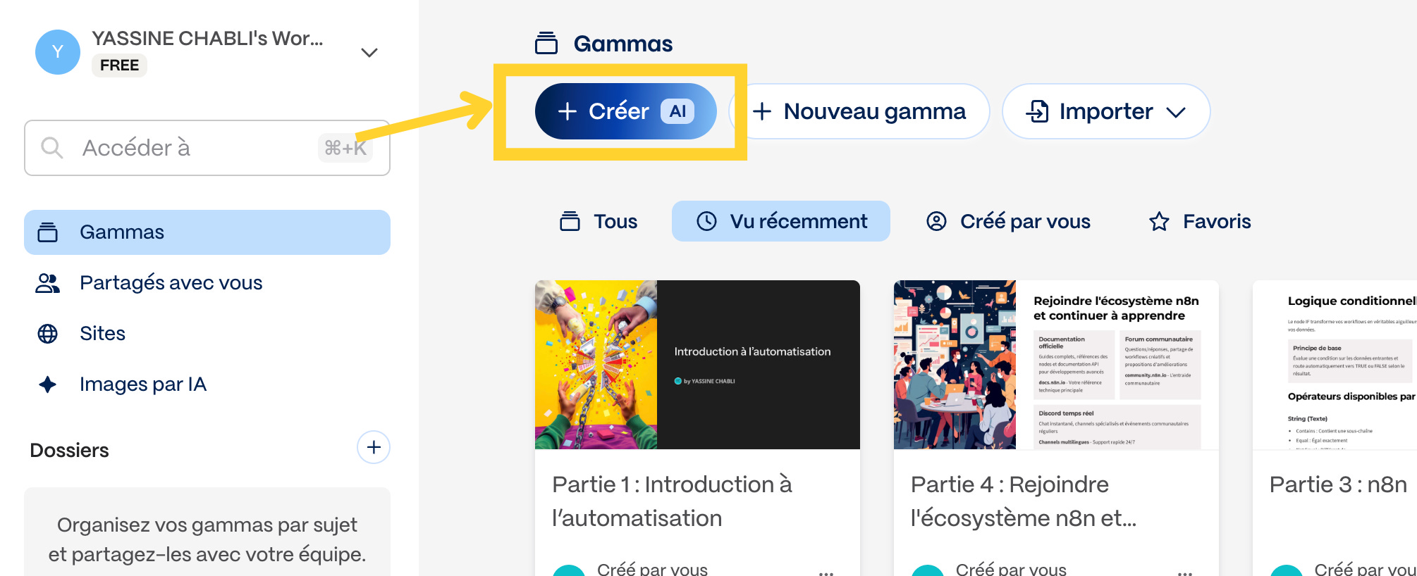 Gamma : comment créer une présentation IA pas à pas (tuto complet)