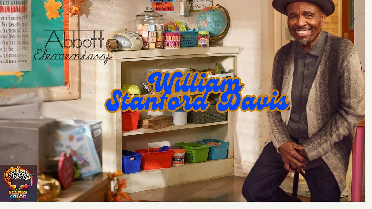 William Stanford Davis stopped by to talk all things Abbott Elementary ...