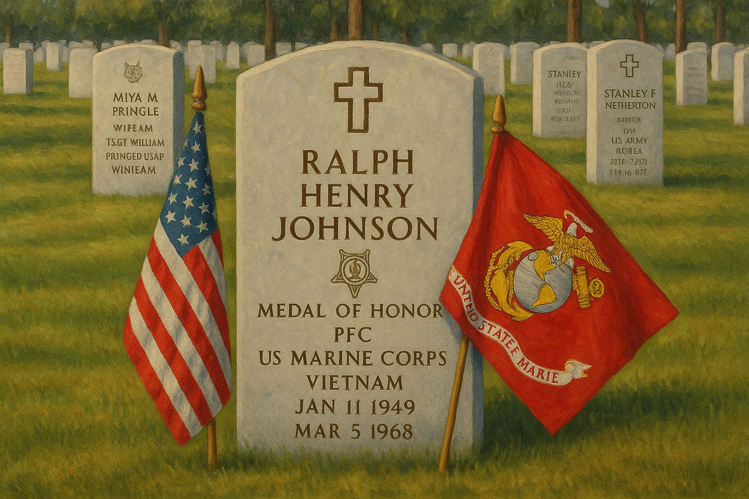 Private First-Class Ralph H. Johnson - The Charleston Marine Who Gave ...