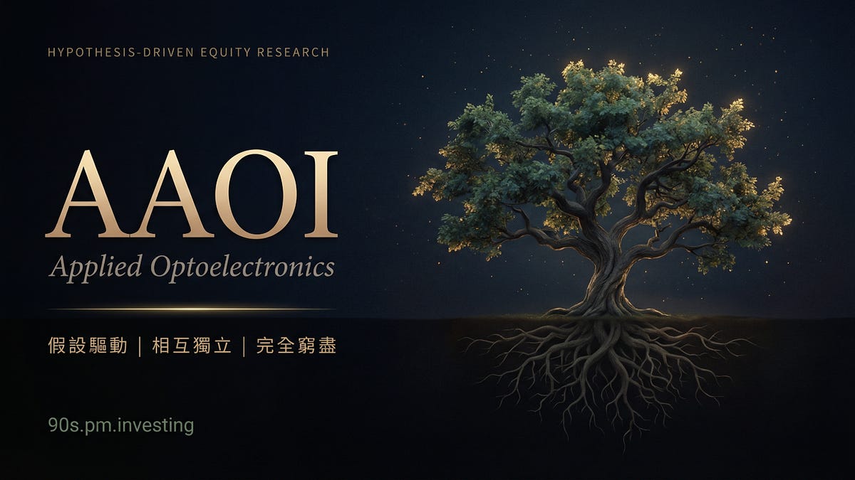 Applied Optoelectronics (AAOI) - 我們畫樹 - 90s.pm.investing