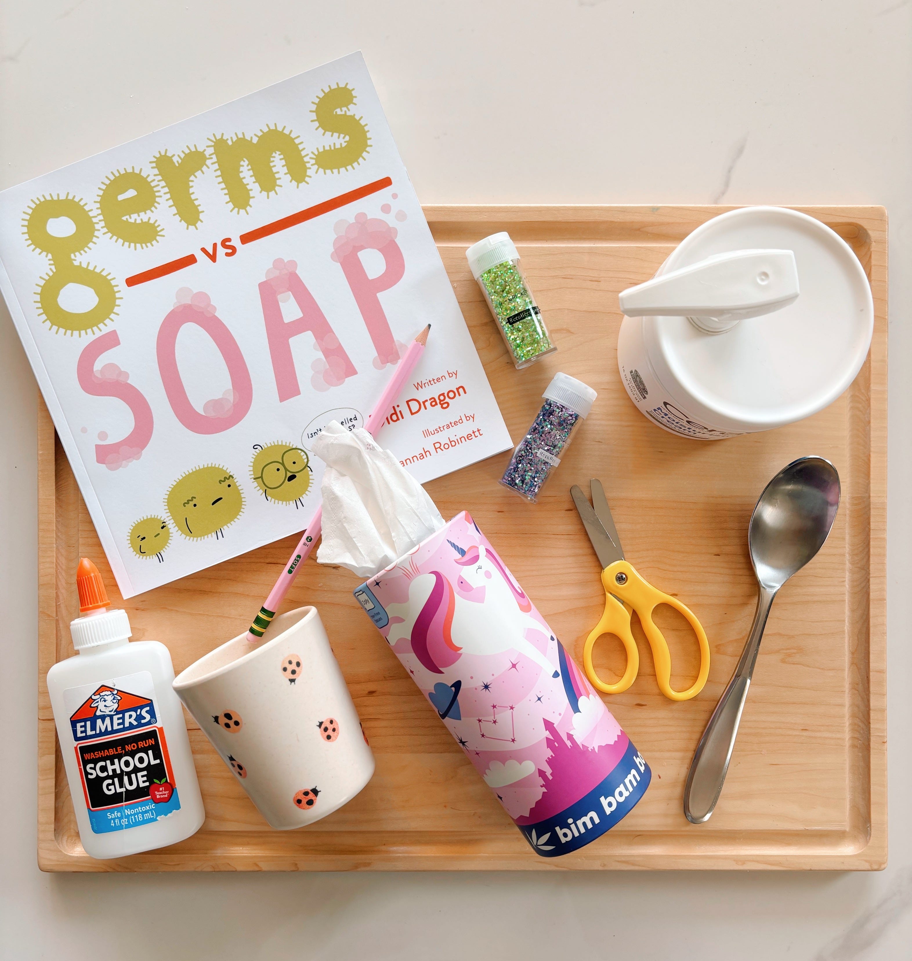 Glitter Germ Experiment - by Wendy | Ohhappyplayday