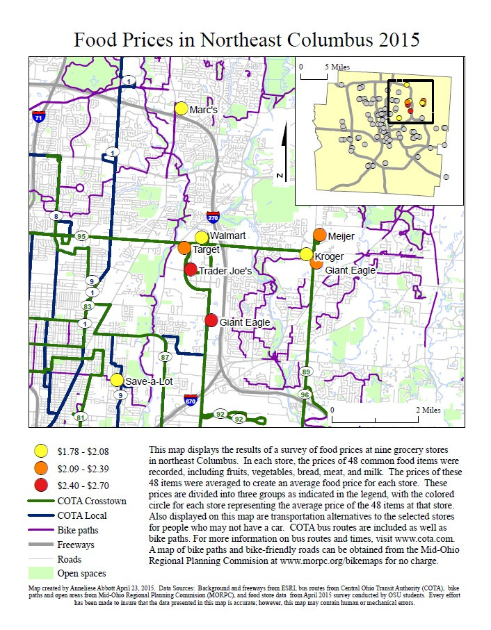 The Food-Finding Map - by Anneliese Abbott