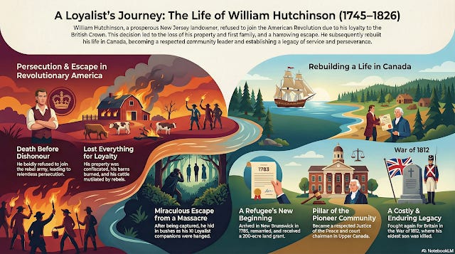 ABC Biography of United Empire Loyalist Soldier William Hutchinson ...