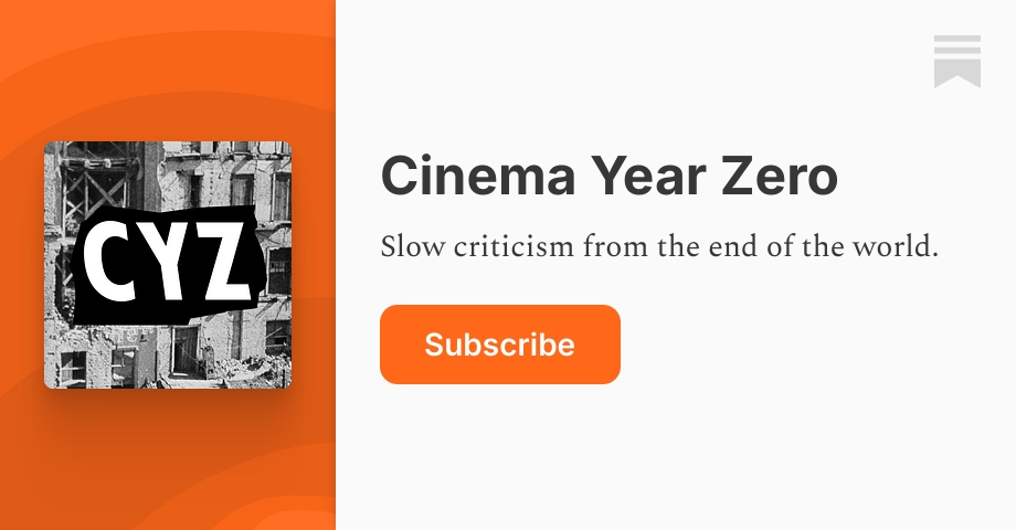 Cinema Year Zero | Substack