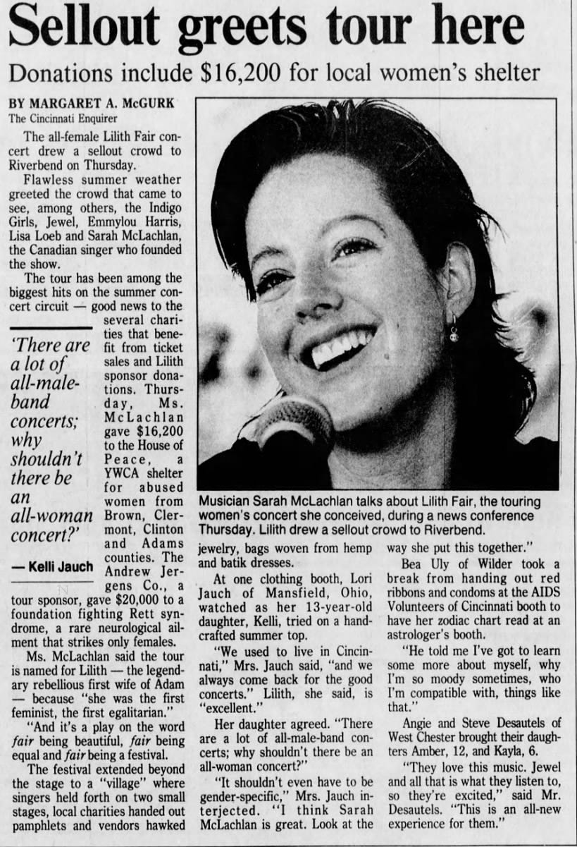 Lilith Fair: The Festival That Changed Women’s Music Forever