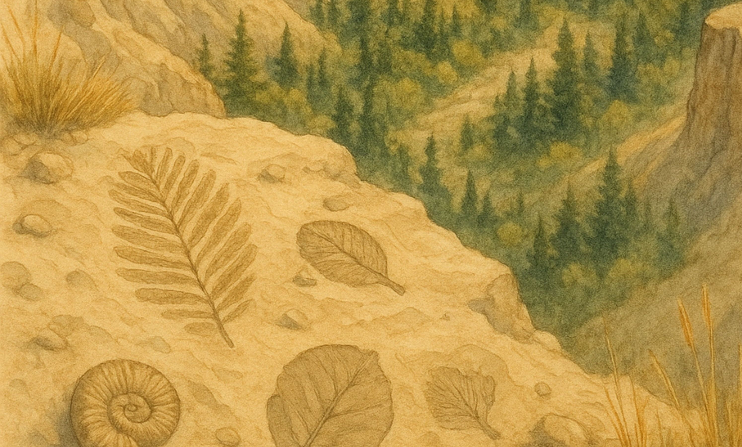 Thanksgiving Poem: Fossils - by Jessica Coupé