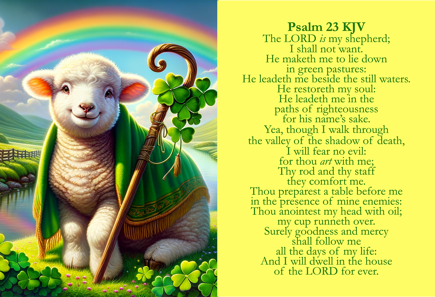 Biblical Saint Patrick's Day KJV Store and Gifts