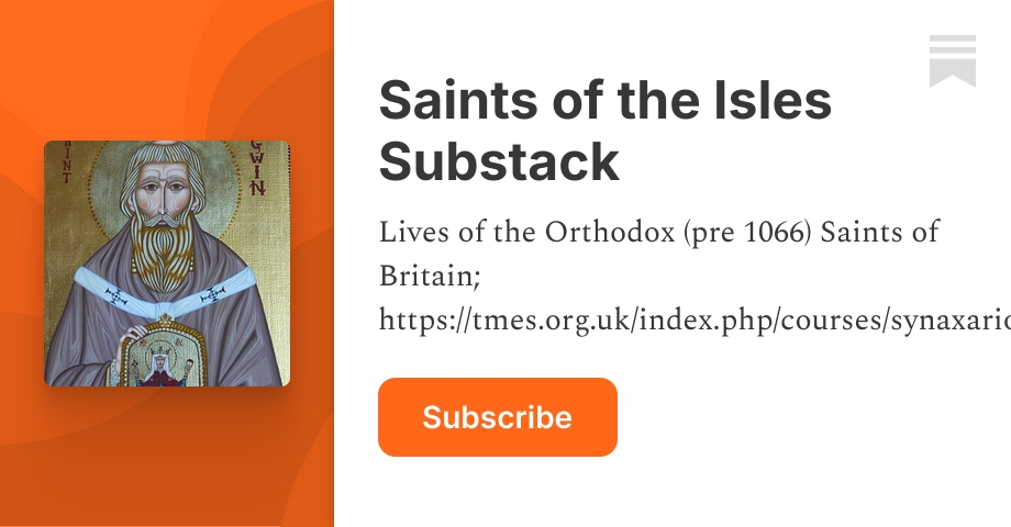 Saint Oran (Odhrán) of Iona - by The Hare's Refuge