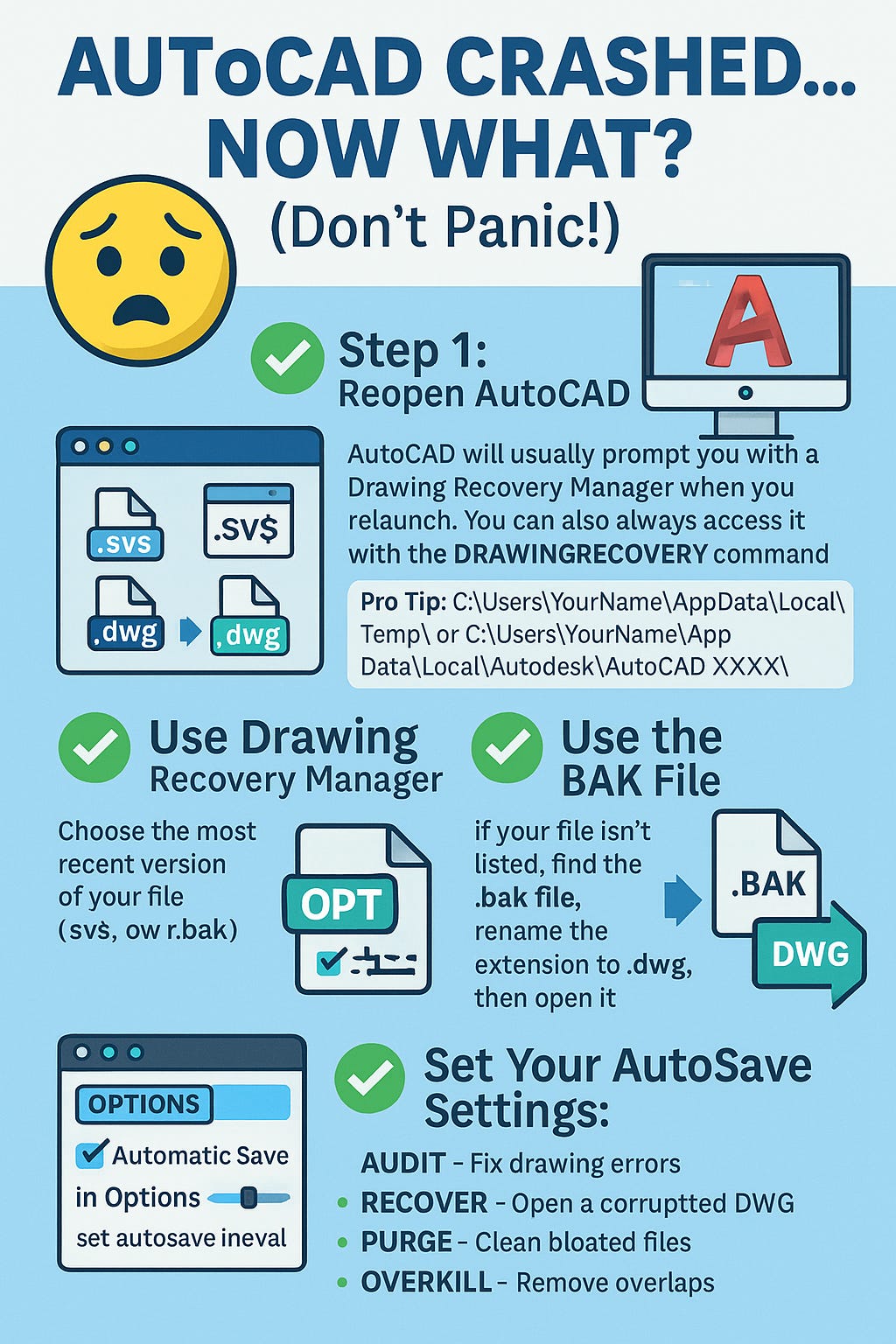 AutoCAD Crashed? Here’s Exactly What To Do Next