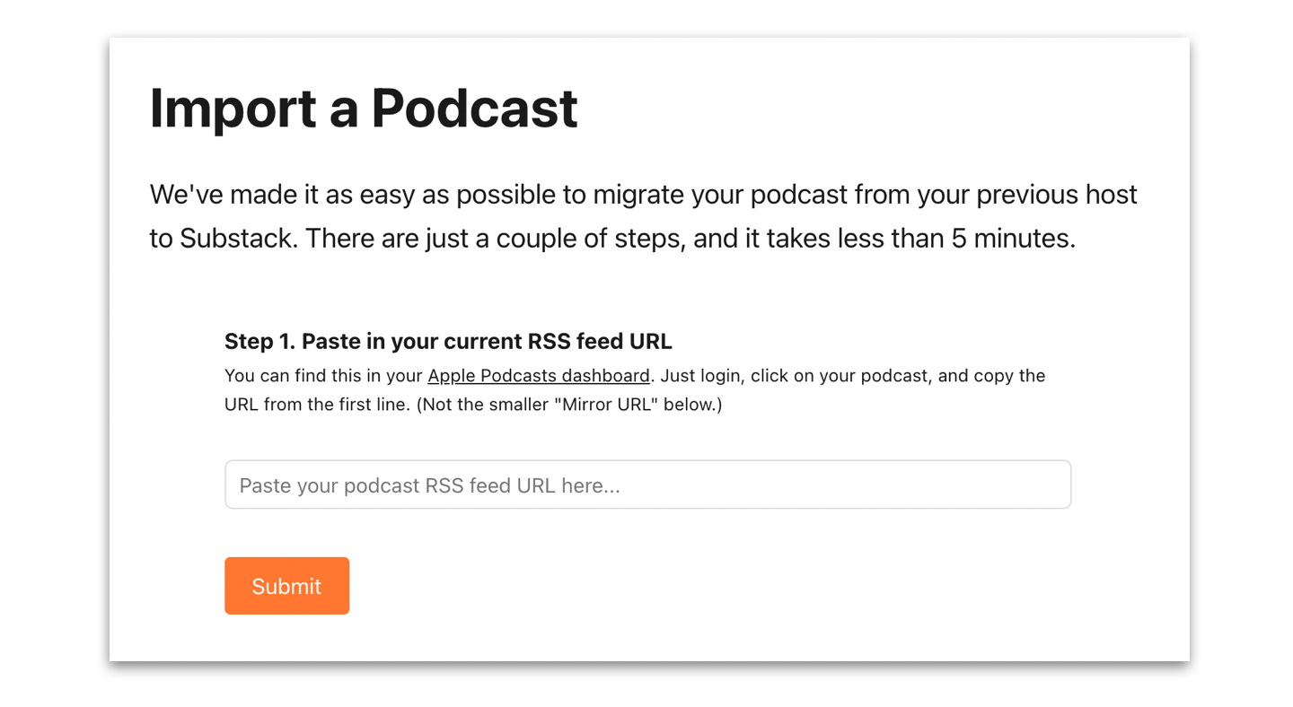 How to use Substack for podcasts - On Substack