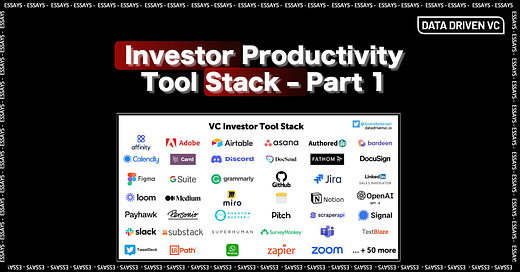 Data Driven VC | Andre Retterath | Substack
