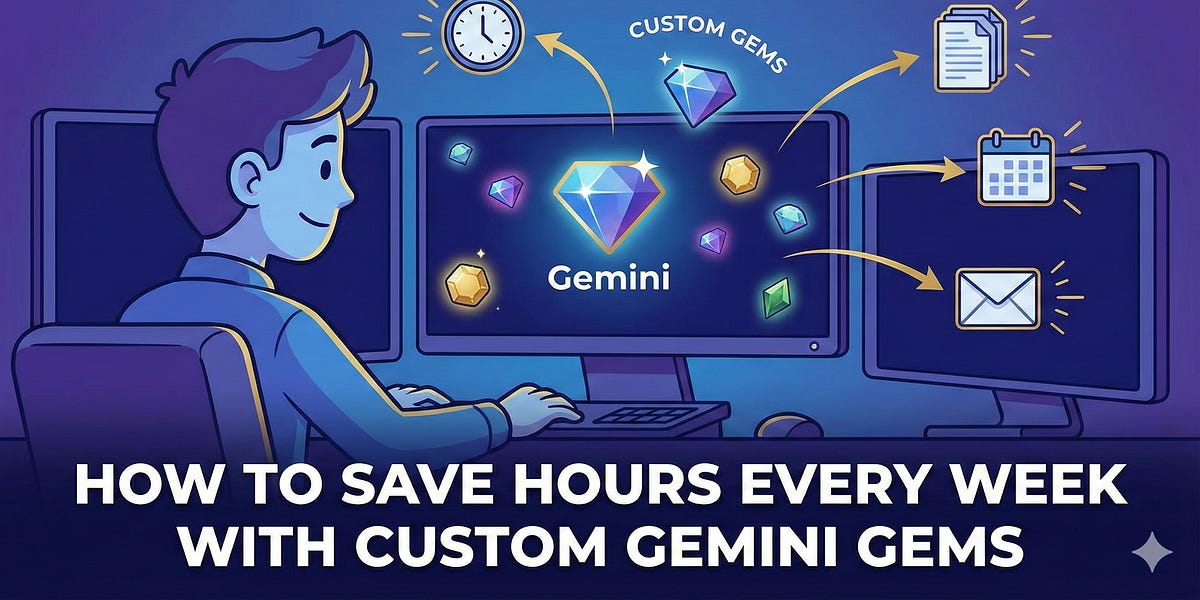 ☕🤖 Tutorial: How To Save Hours Every Week With Custom Gemini Gems