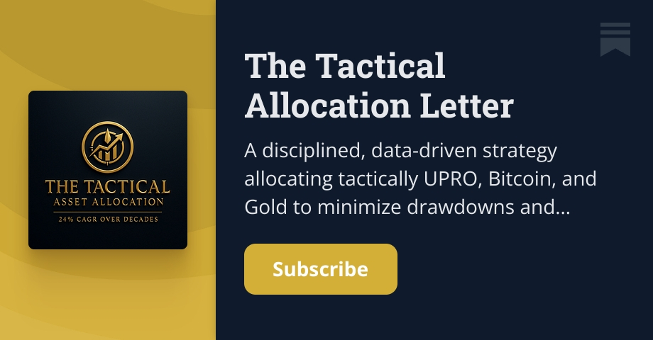 The Tactical Allocation Letter | Tactical Allocation Desk | Substack