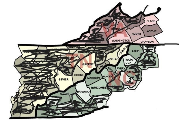 Narrowing Down the Appalachian Footpath Box Search Area