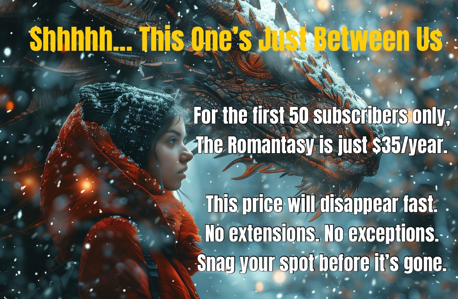 Shhhhh… This One’s Just Between Us - The Romantasy