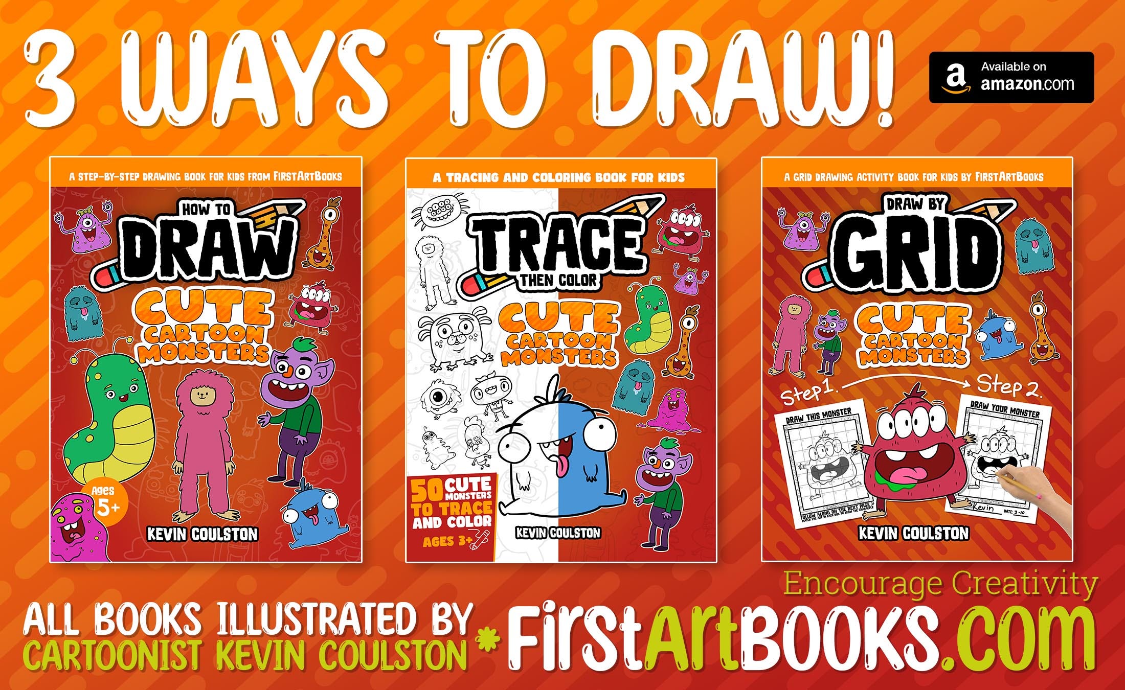 Free Activity Page: How to Draw an Eyeball Monster | A Step-by-Step ...