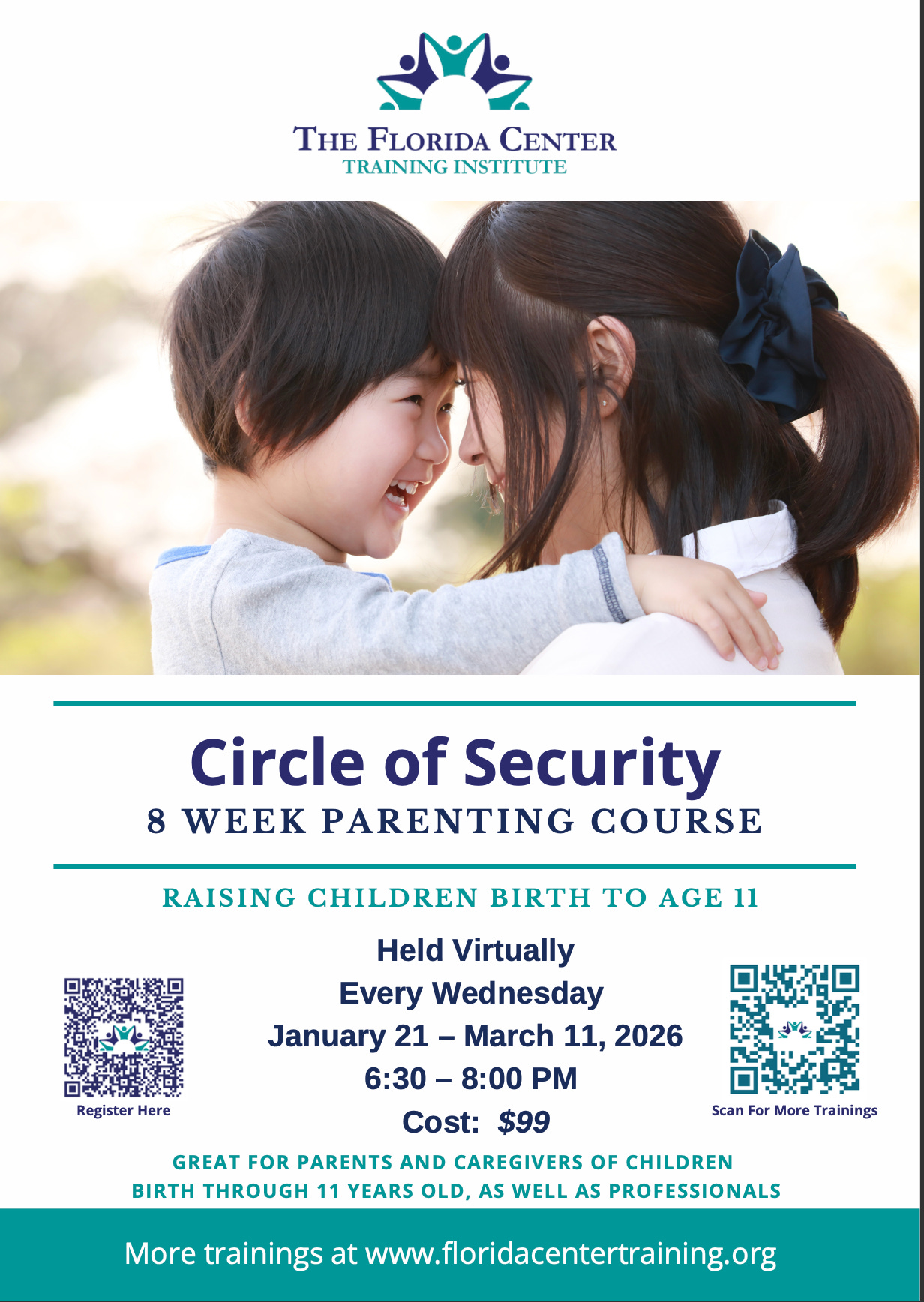 Circle of Security Parenting Course Offered Virtually This Winter