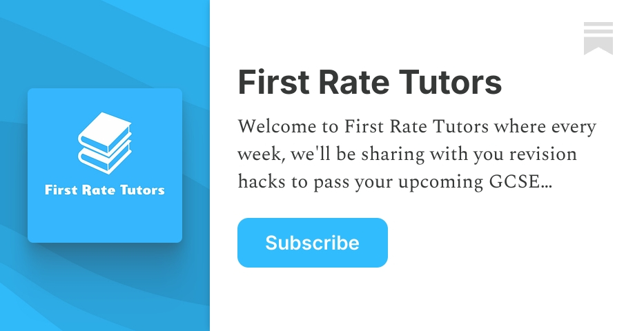 First Rate Tutors | Substack