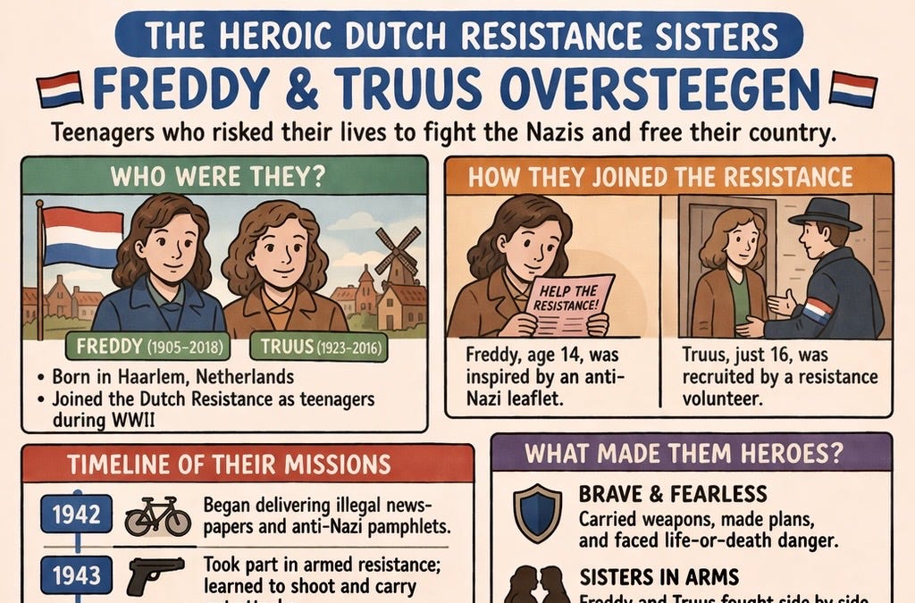 The Sisters Who Waged War in Pigtails: Freddie and Truus Oversteegen ...