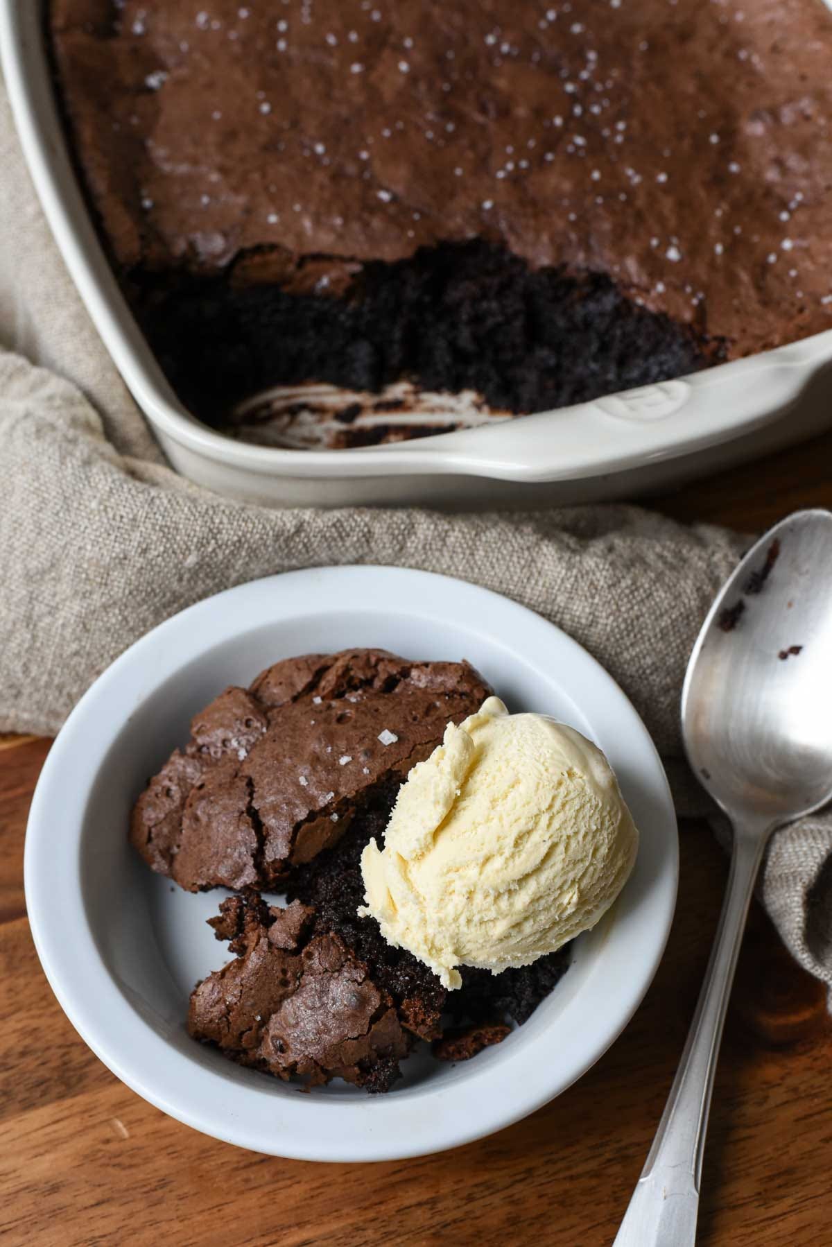 Chocolate Pudding Cake - by Audrey Le Goff