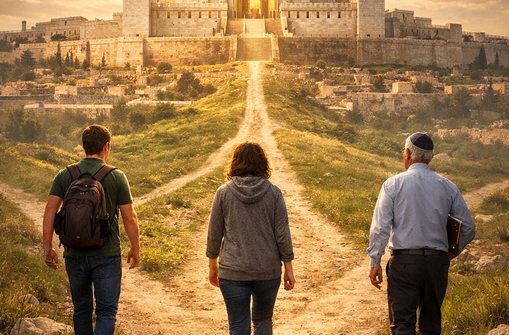 Three types of Seekers converging to one path: The Path of Righteousness.