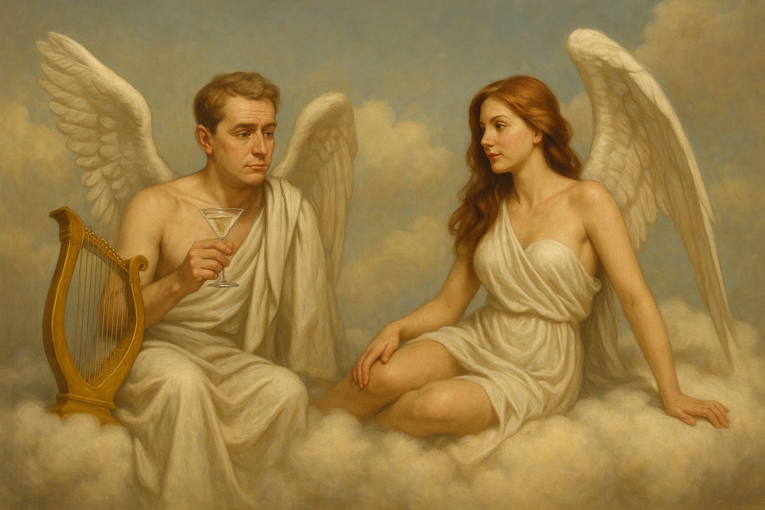 Angel with a martini - by Andy Myers - Andy’s Substack