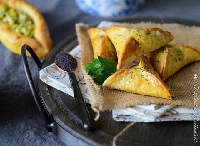 Fatayer fromage feta et persil (Fatayer libanais)
