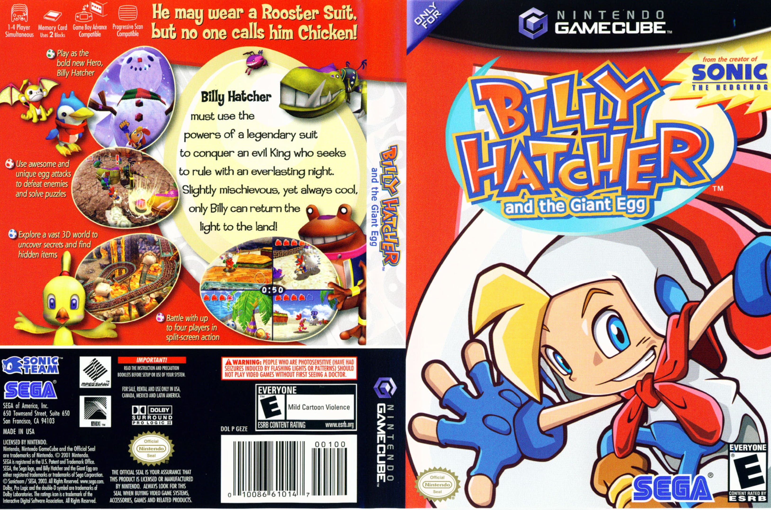 Billy Hatcher and the Giant Egg - by Cory Roberts