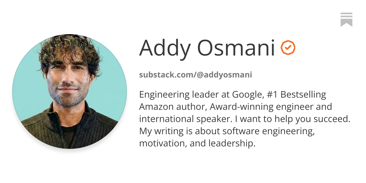 Addy Osmani | Substack
