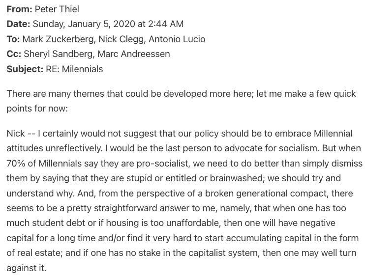 Peter Thiel Was Right About Socialism—Wrong About the Cause