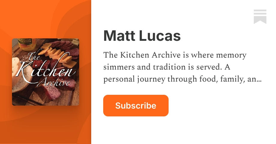 Matt Lucas | Substack