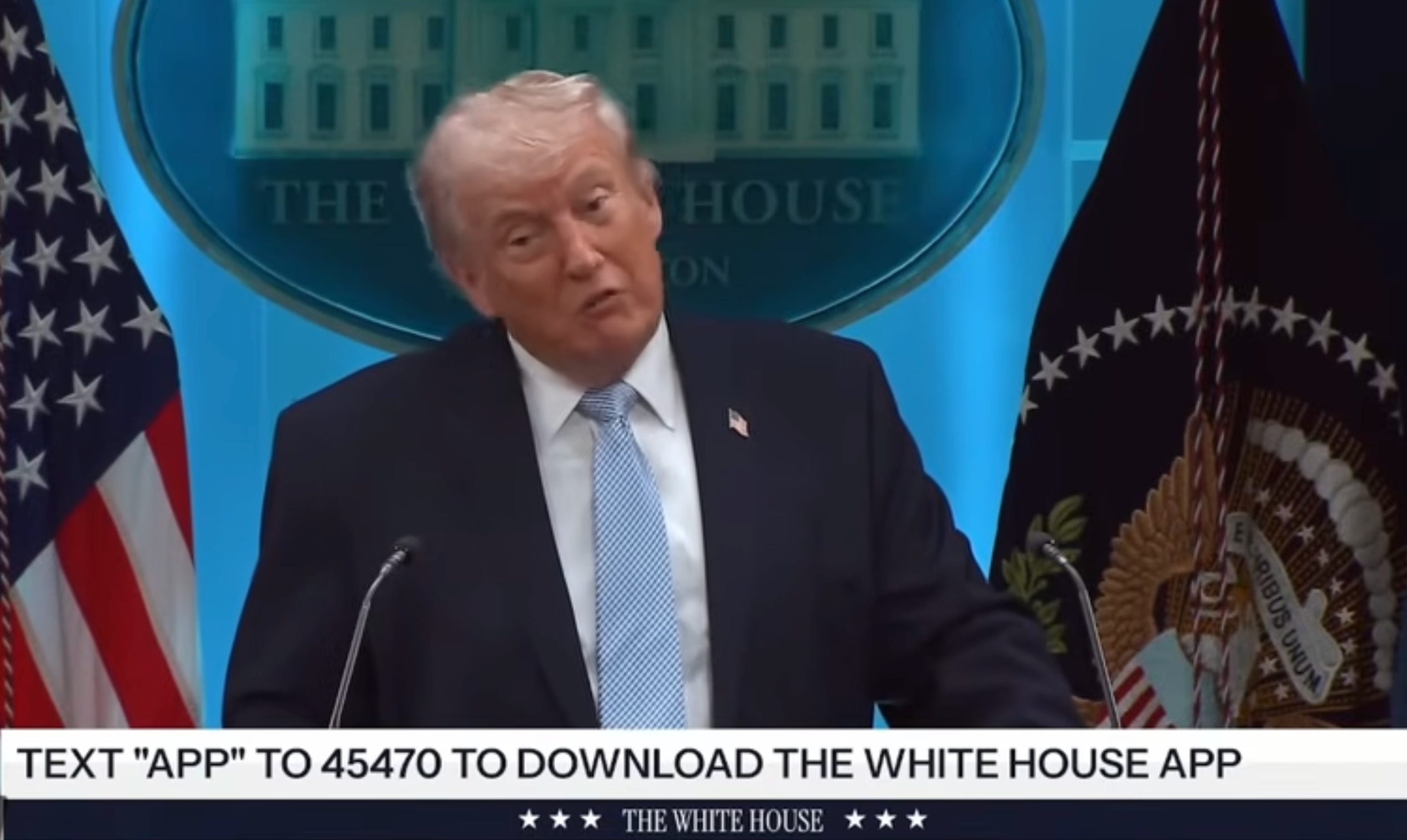 Two Weeks Trump Caves On Murdering Entire World. Whew, What A Relief ...