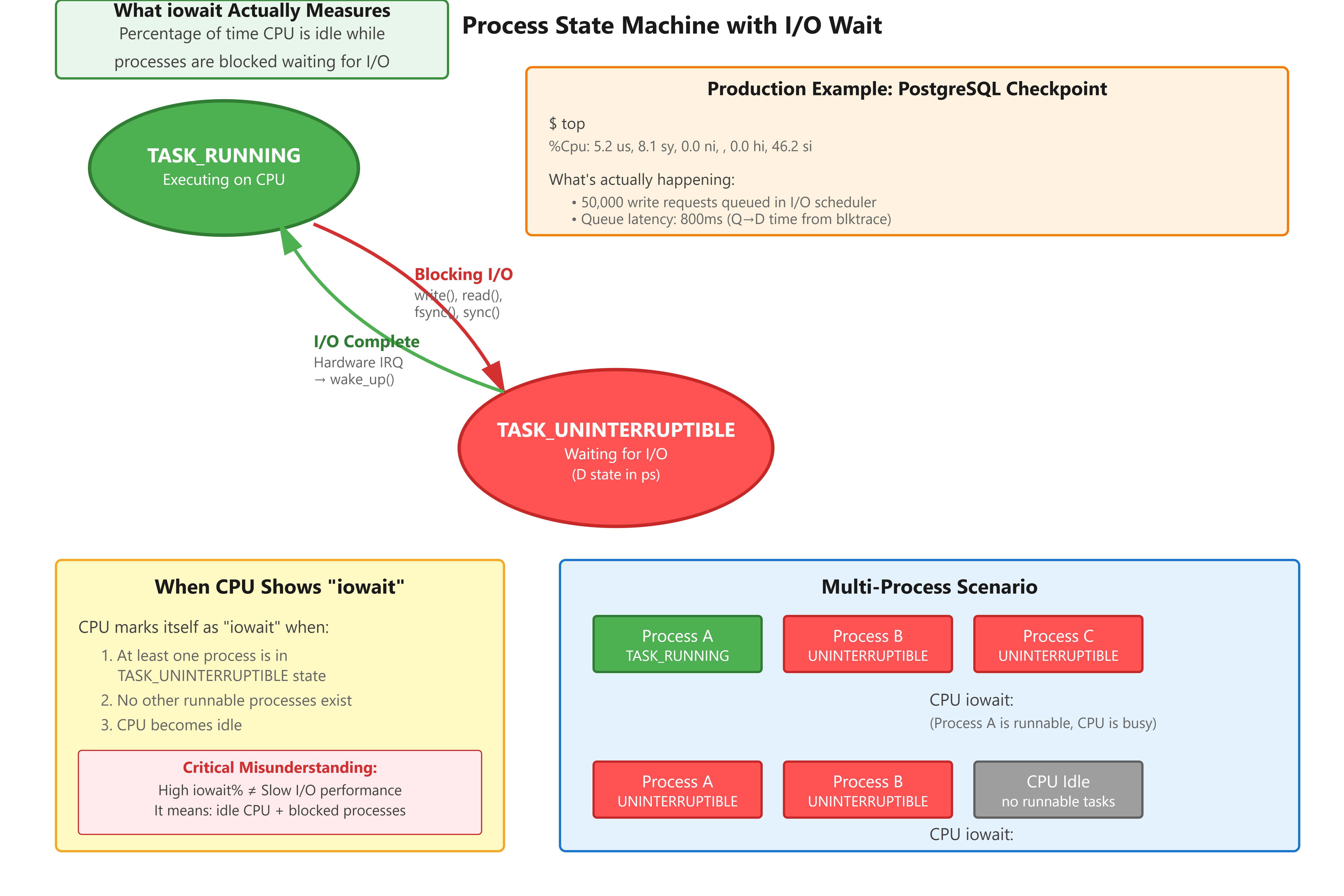 Analyzing I/O Wait Latency with Ftrace and Block Tracing