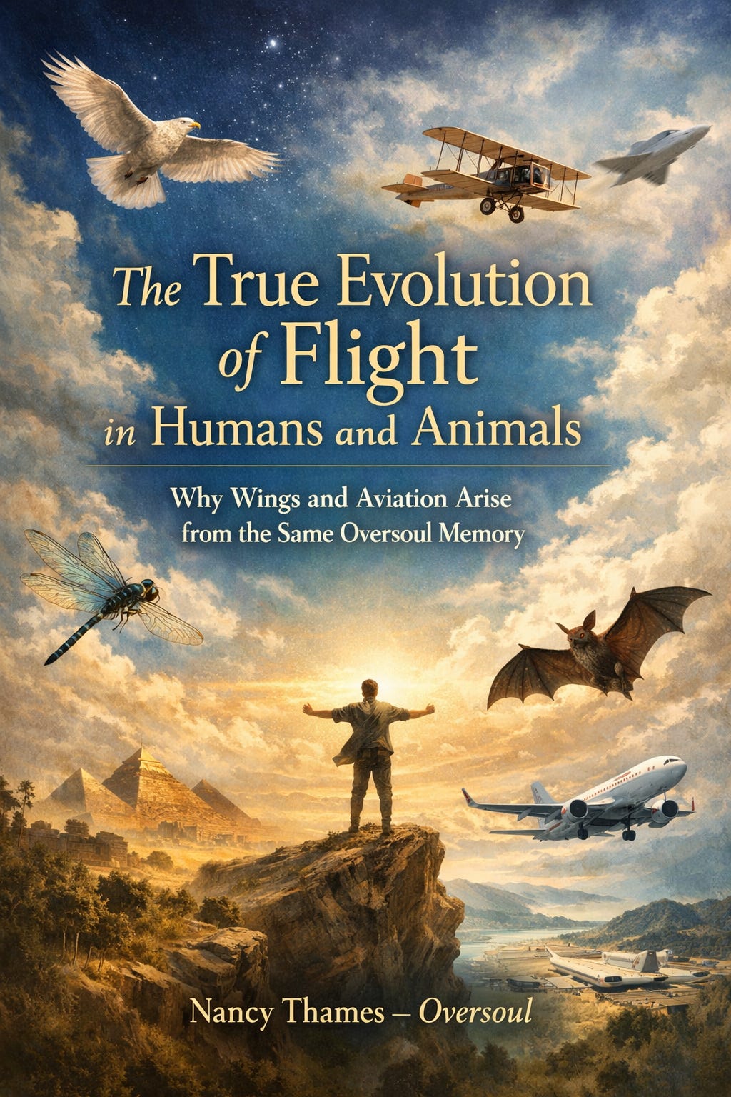 The True Evolution of Flight in Humans and Animals