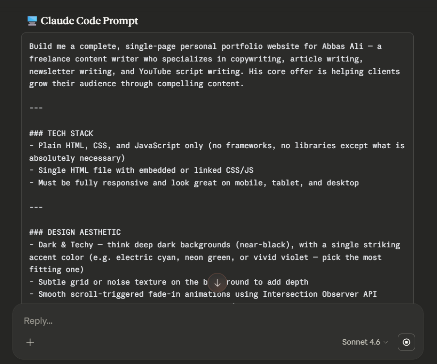 How to Build a Stunning Portfolio Website Using Claude Code in Minutes ...