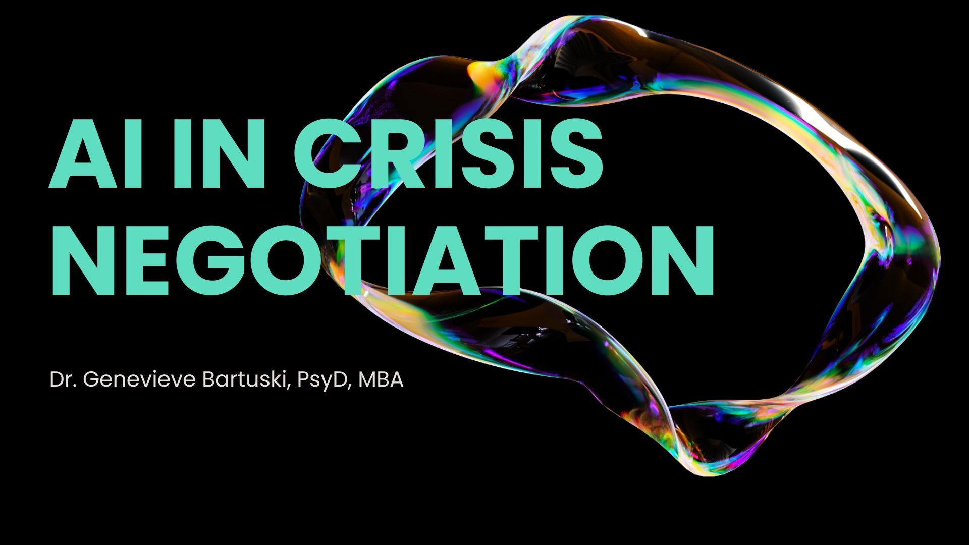 AI & Crisis Negotiation: When Algorithms Meet Emotion